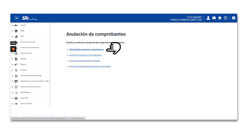 Cómo anular un documento electrónico en el SRI - Tu Facturero